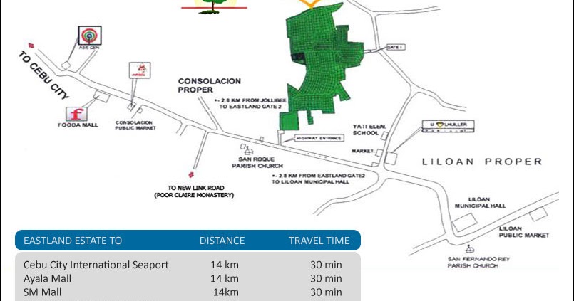 Vicinity Map Of Liloan Cebu Lara Liloan Jubay Subdivision Talisay Pesos ...