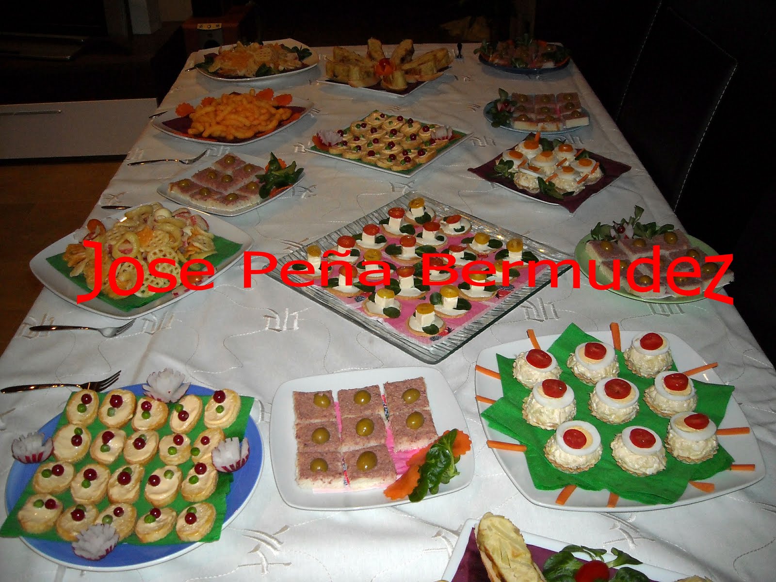 PEPE PEÑA - (cosas de cocina): Fiesta informal casera y algo mas