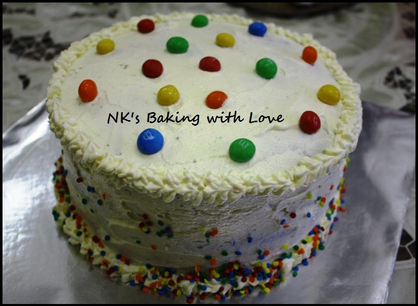 NK's: Super Epic Rainbow cake :)