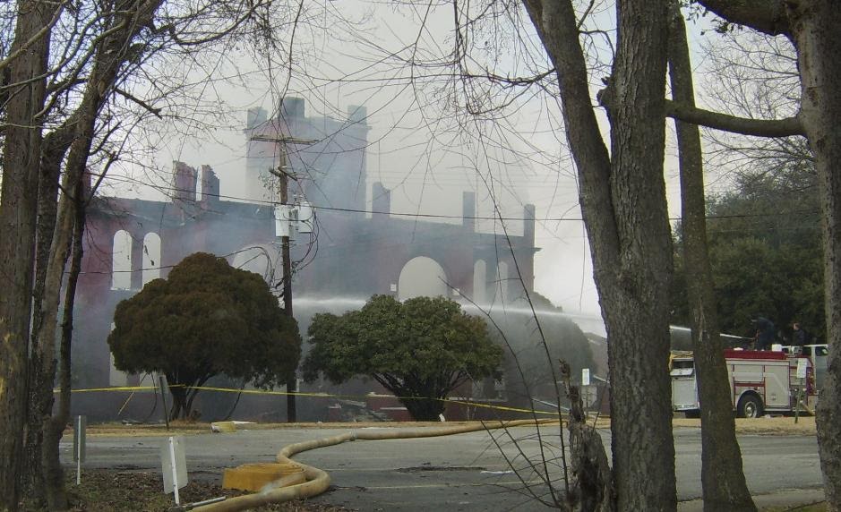 Terrell Daily Photo: SWCC Admin building in ruins