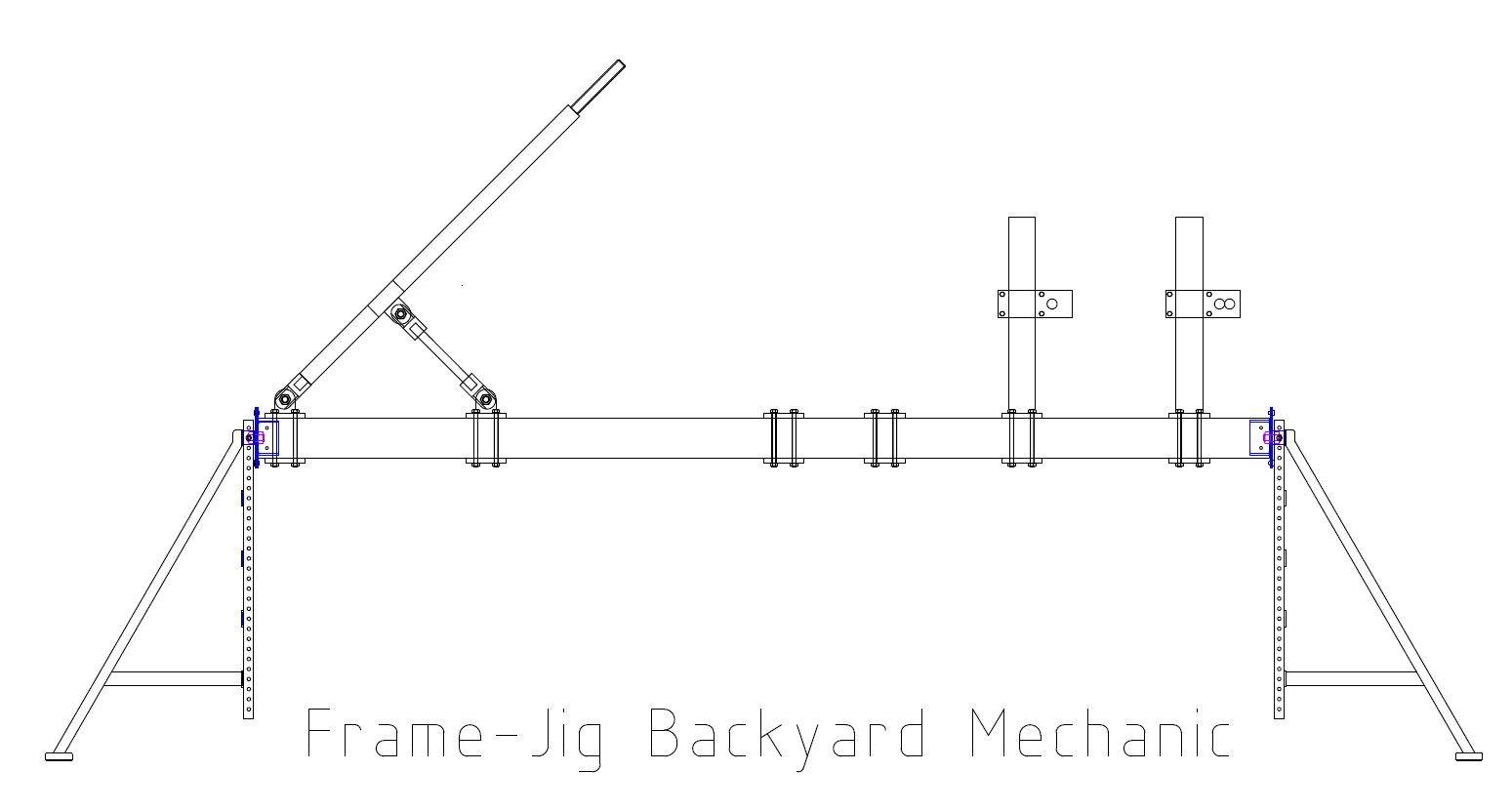 Backyard Mechanic: Frame-jig, drawings ready, materials ordered