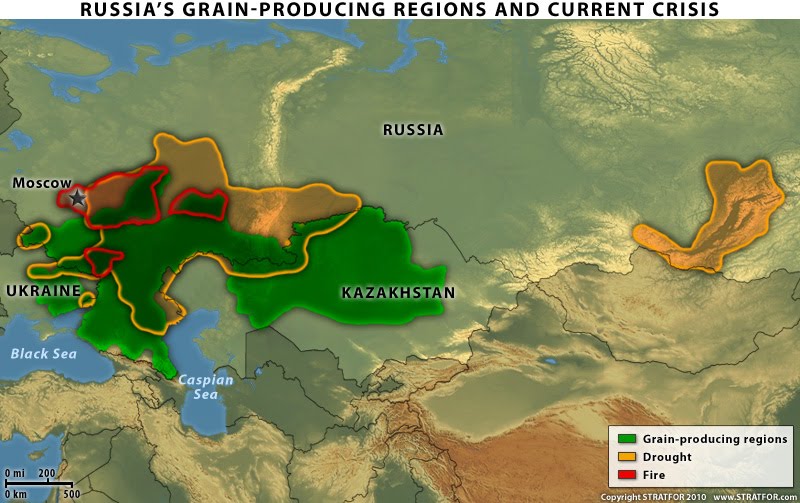 A COP'S WATCH: Geopolitical Weekly : Drought, Fire and Grain in Russia