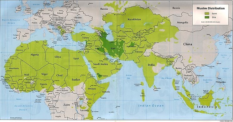Islamic World Map