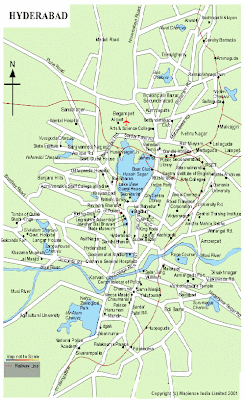 Hyderabad City Map