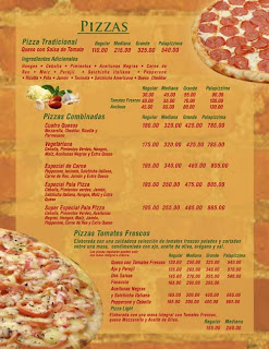 Aisha Peña - Portafolio: Menu Pala Pizza