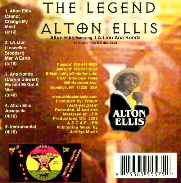 Reggaediscography: ALTON ELLIS - DISCOGRAPHY (Reggae Singer)