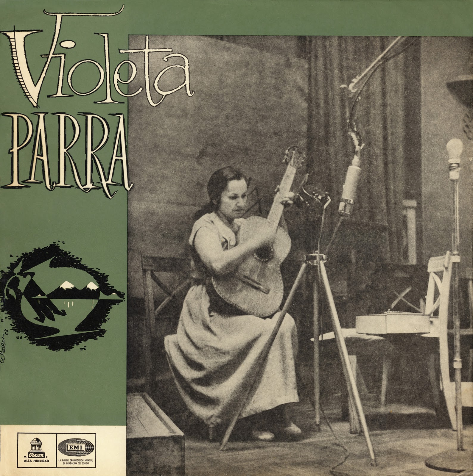 Pura Musica: Violeta Parra Primer Lp en Chile
