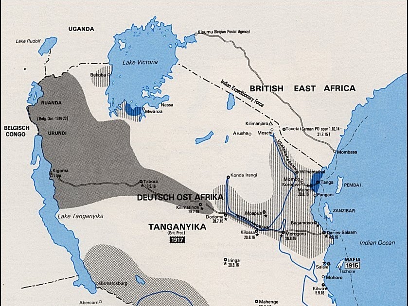 Swahili Time: Ramani ya Enzi za Mjerumani