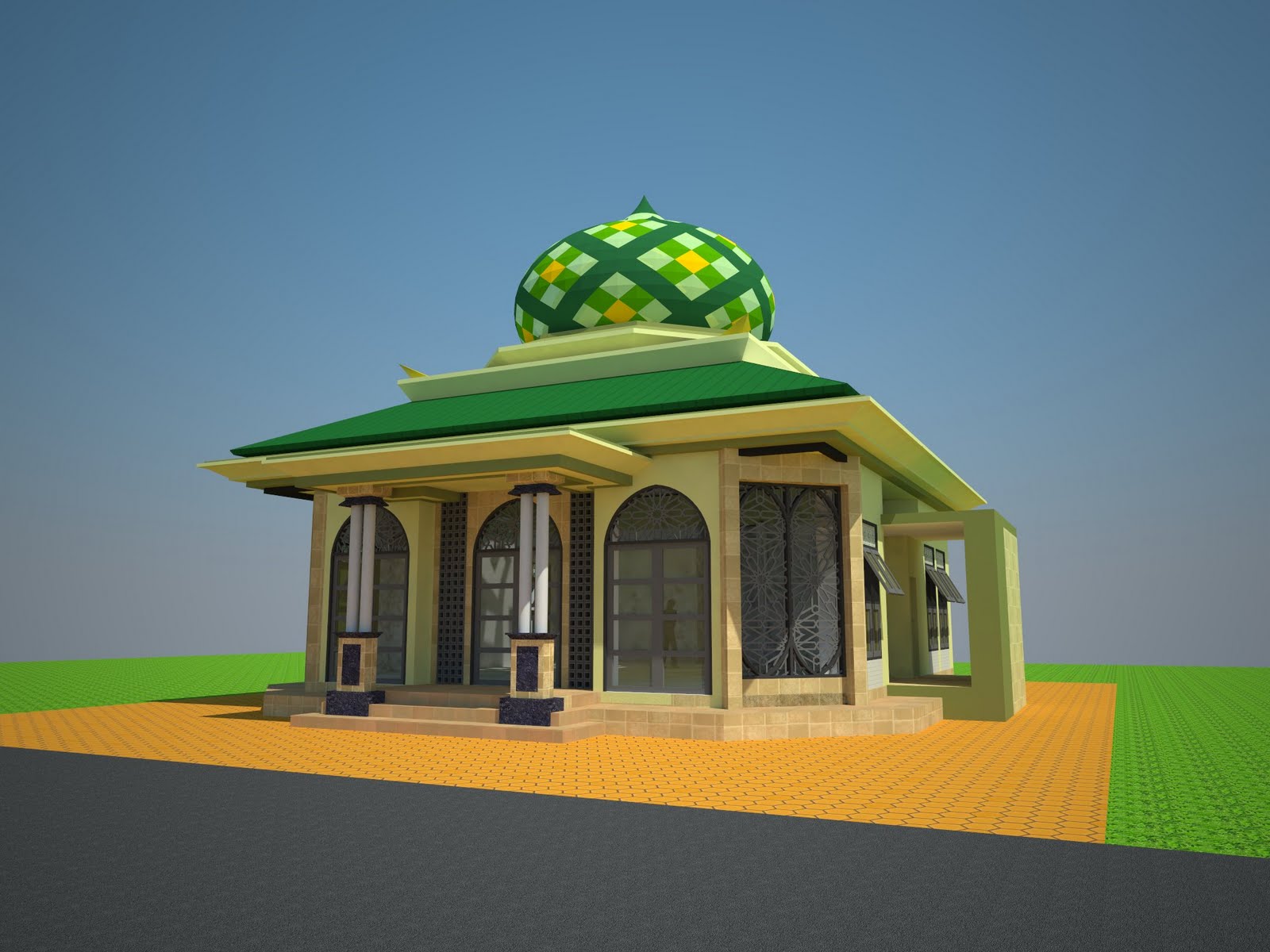 Terpopuler 21+ Contoh Model Plafon Masjid