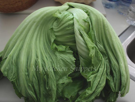 My Kitchen Snippets: Chinese Mustard Vegetable Stew/Chai Buey