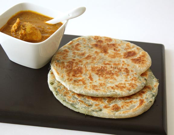 My Kitchen Snippets: Spring Onions Paratha Bread