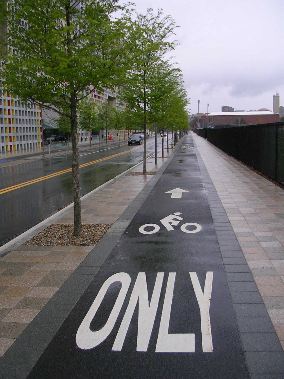 Calm Streets Boston: VASSAR STREET CYCLE TRACK – CAMBRIDGE, MA