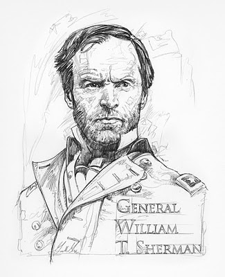 Garth Glazier: The Beautiful Line: Preparatory Sketch for General ...