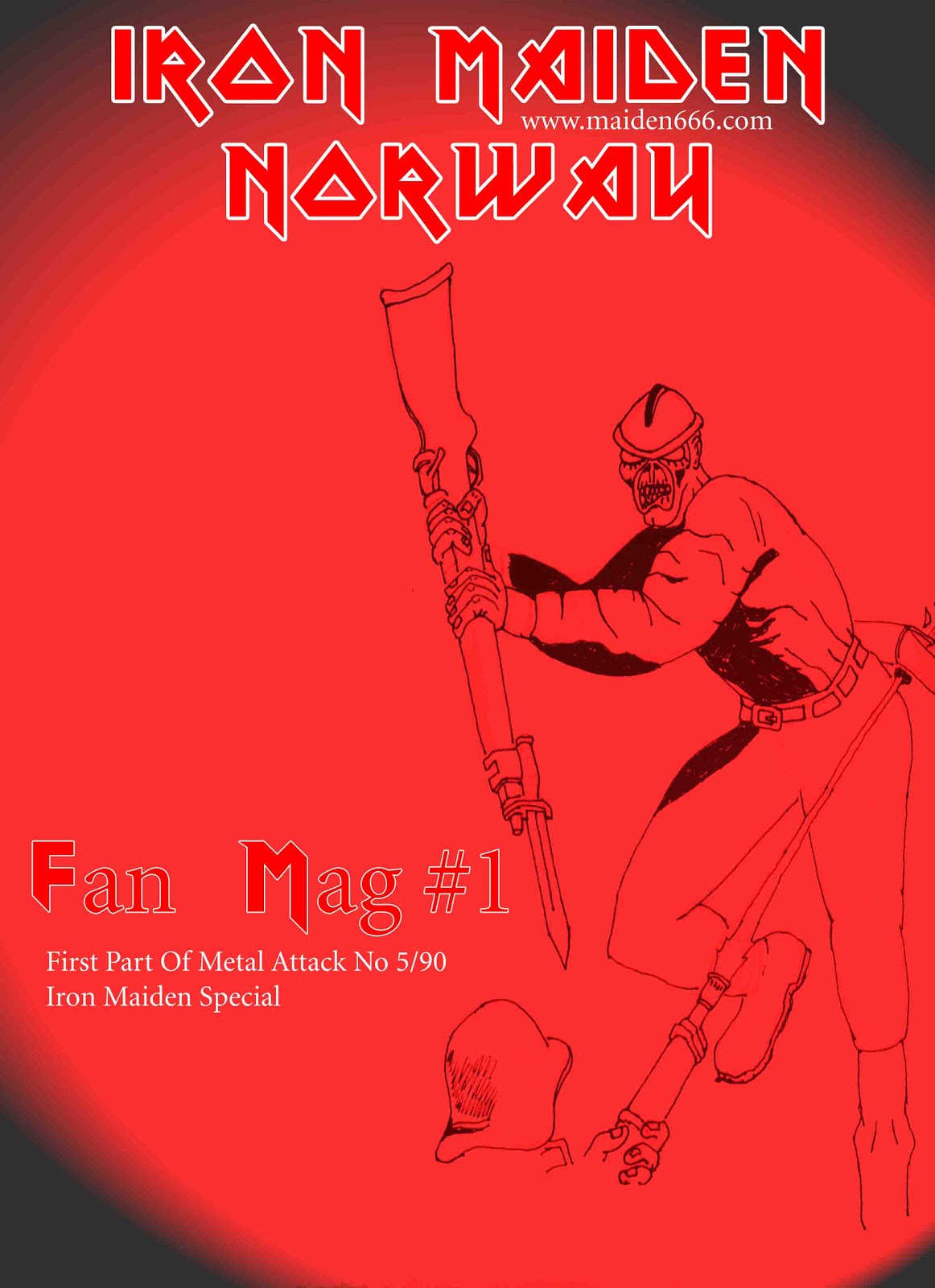 IRON MAIDEN clips: Metal Attack from METAL HAMMER Special Issue 1990