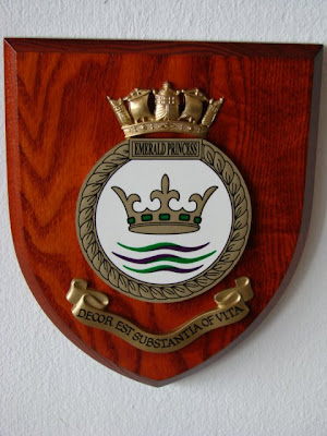 MADEIRA SHIPS COLLECTIONS: Crest of "EMERALD PRINCESS" by Princess Cruises
