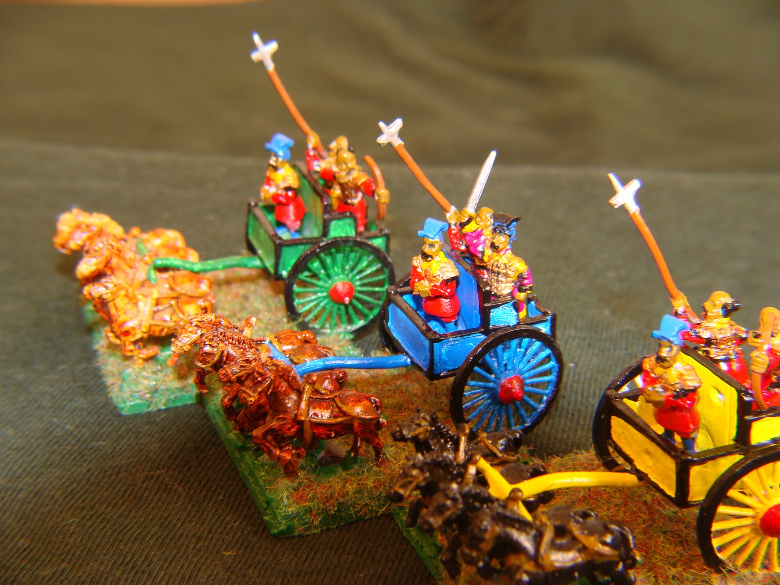 Captain's Blog: Ancient China DBA 15mm Chariots