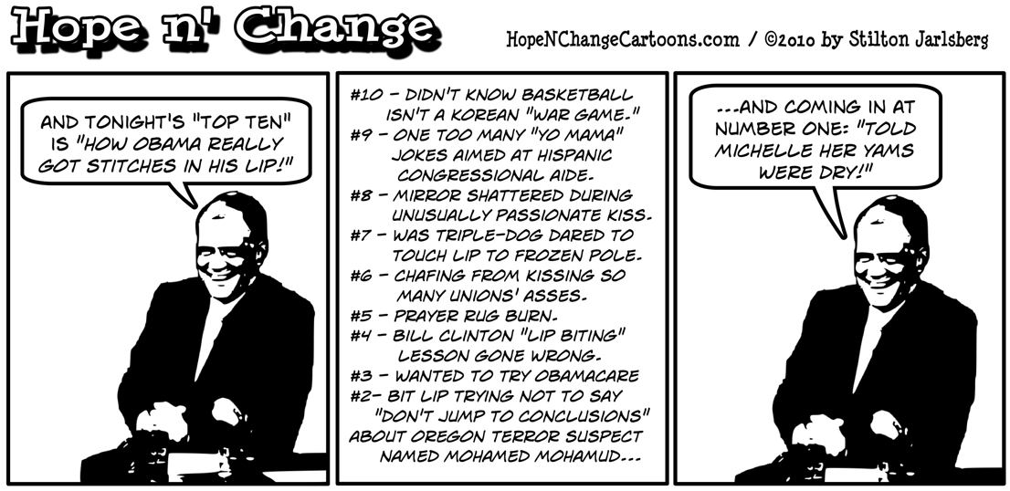 Hope n' Change Cartoons: Lip Service