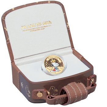 Peanuts 60th anniversary gold coin | Lunaticg Coin