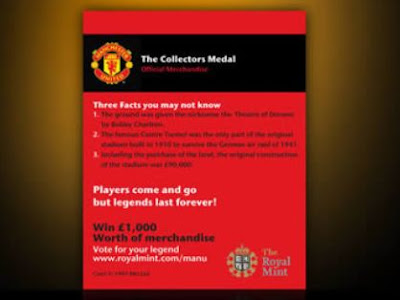 Manchester United Official Medal | Lunaticg Coin