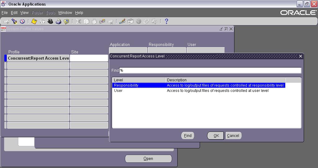 Concurrent Report Access Level | Oracle Experience Blog