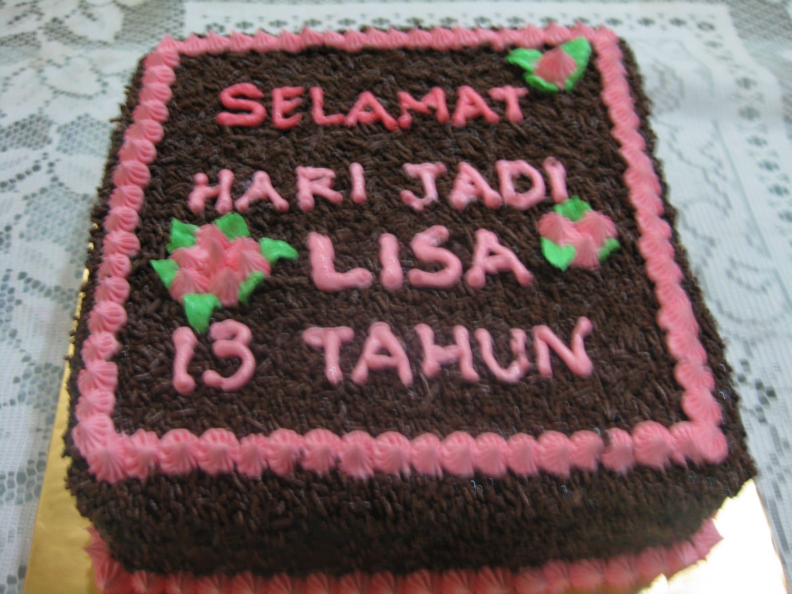 Kek Coklat - Anum Sanusy: DESIGN KEK TERKINI