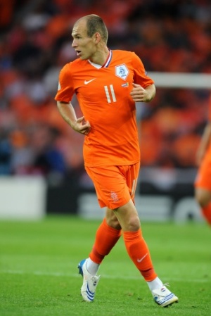 The Best Footballers: Arjen Robben plays as winger football of Netherlands