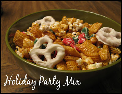 Sweet Holiday Snack Mix Recipe