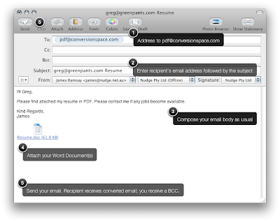 Tecnología habitual: Convertir ficheros via email en ConversionSpace