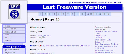 Tecnología habitual: Encontrar la última version freeware de un programa