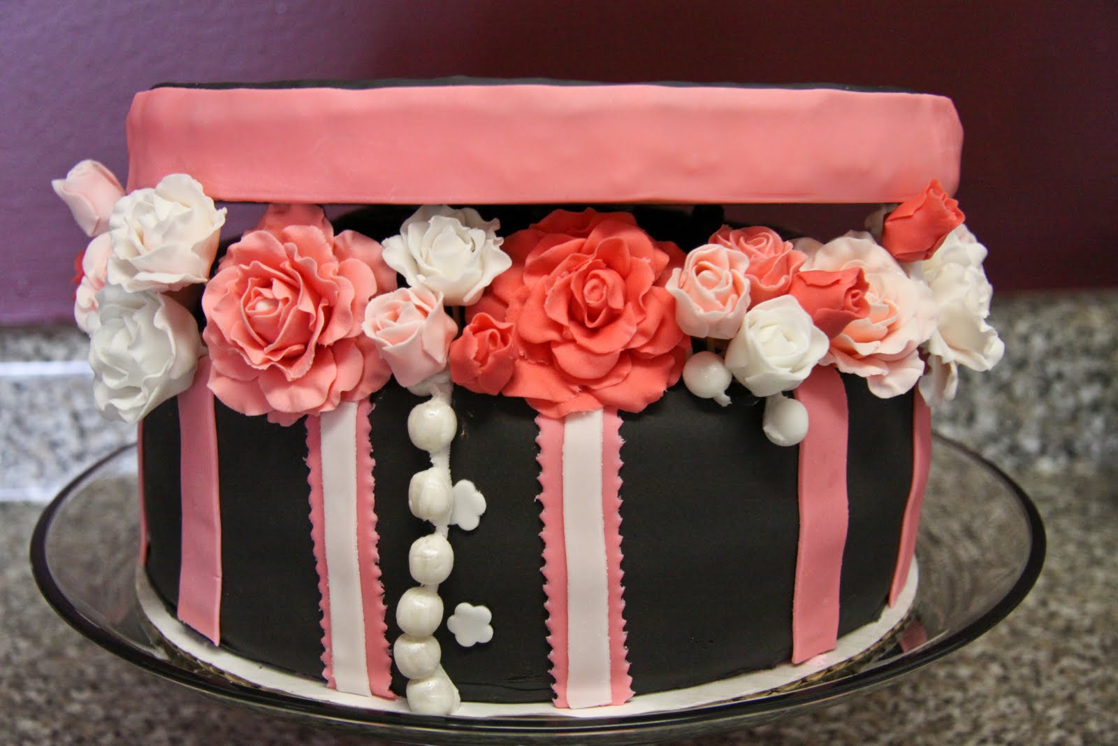 Cakes by Krista Sidhu: Bridal Shower Cake and Cupcakes