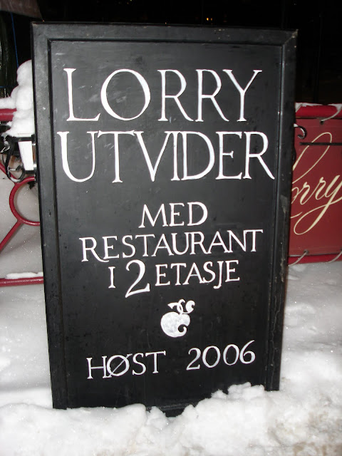 Viajar e descobrir: Noruega - Oslo - Restaurante Lorry Utvider