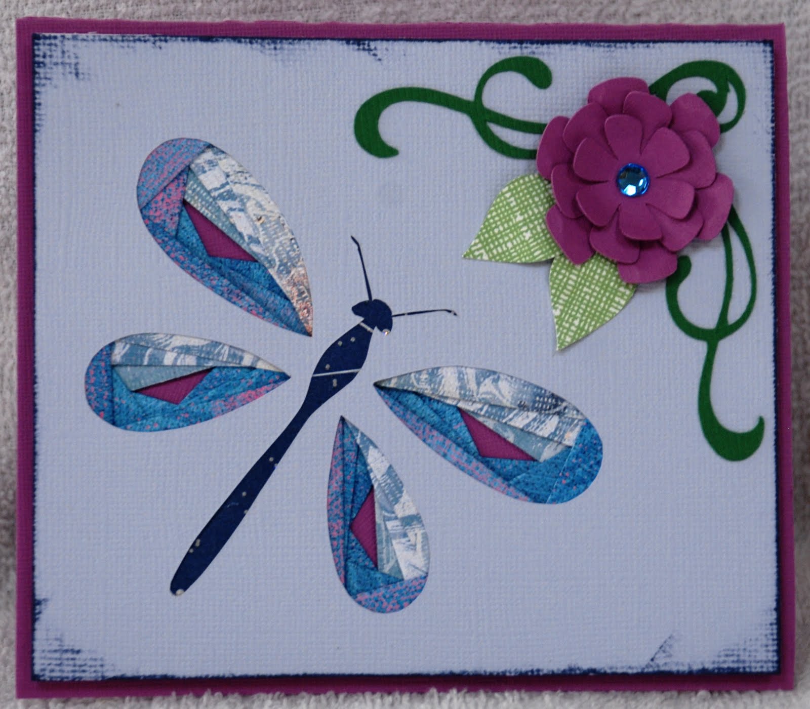 Dragonfly Card for Mother's Day, with Hazel | Card Making ...