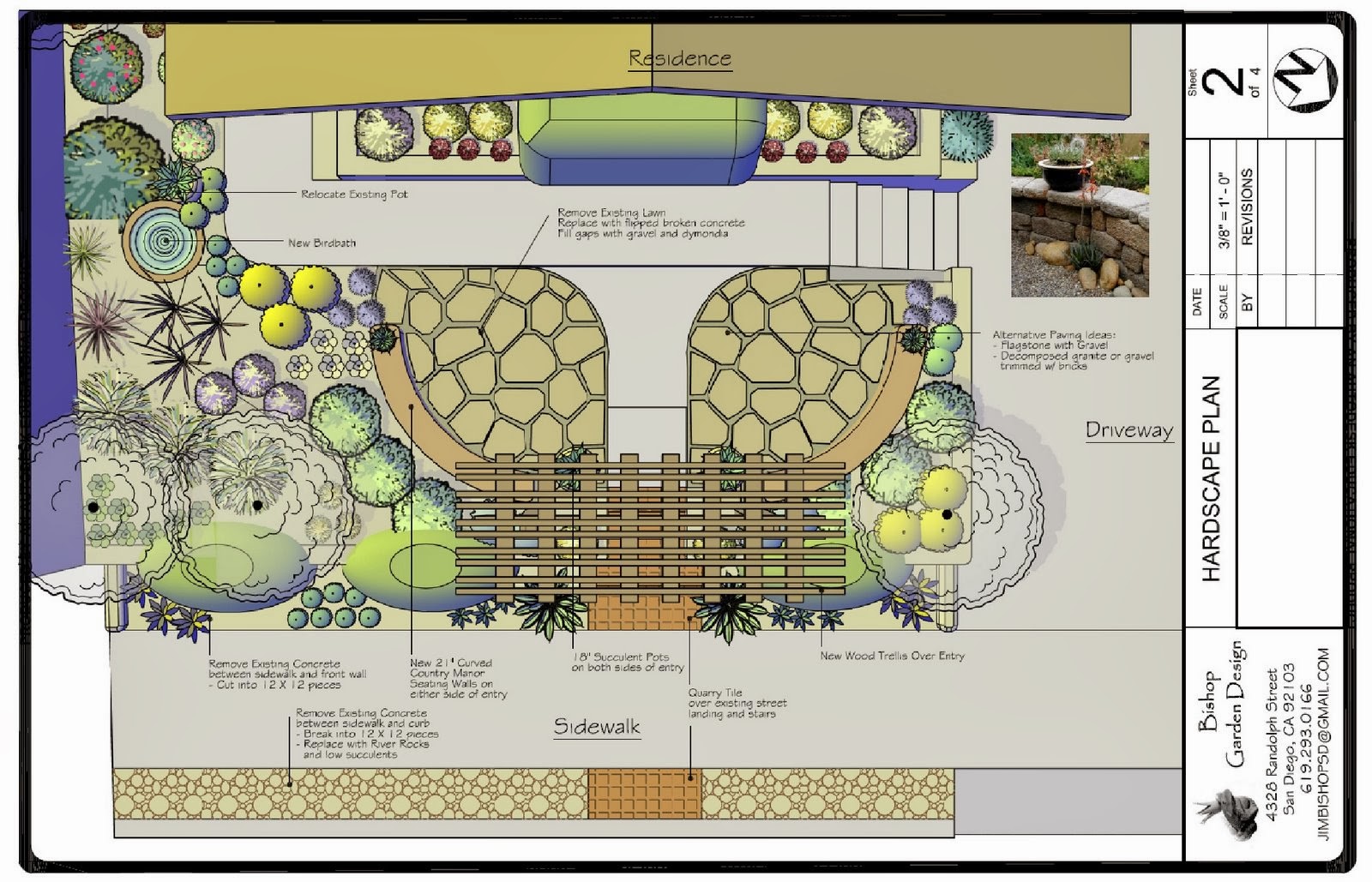 Bishop Garden Design - Portfolio: Front Lawn Replacement