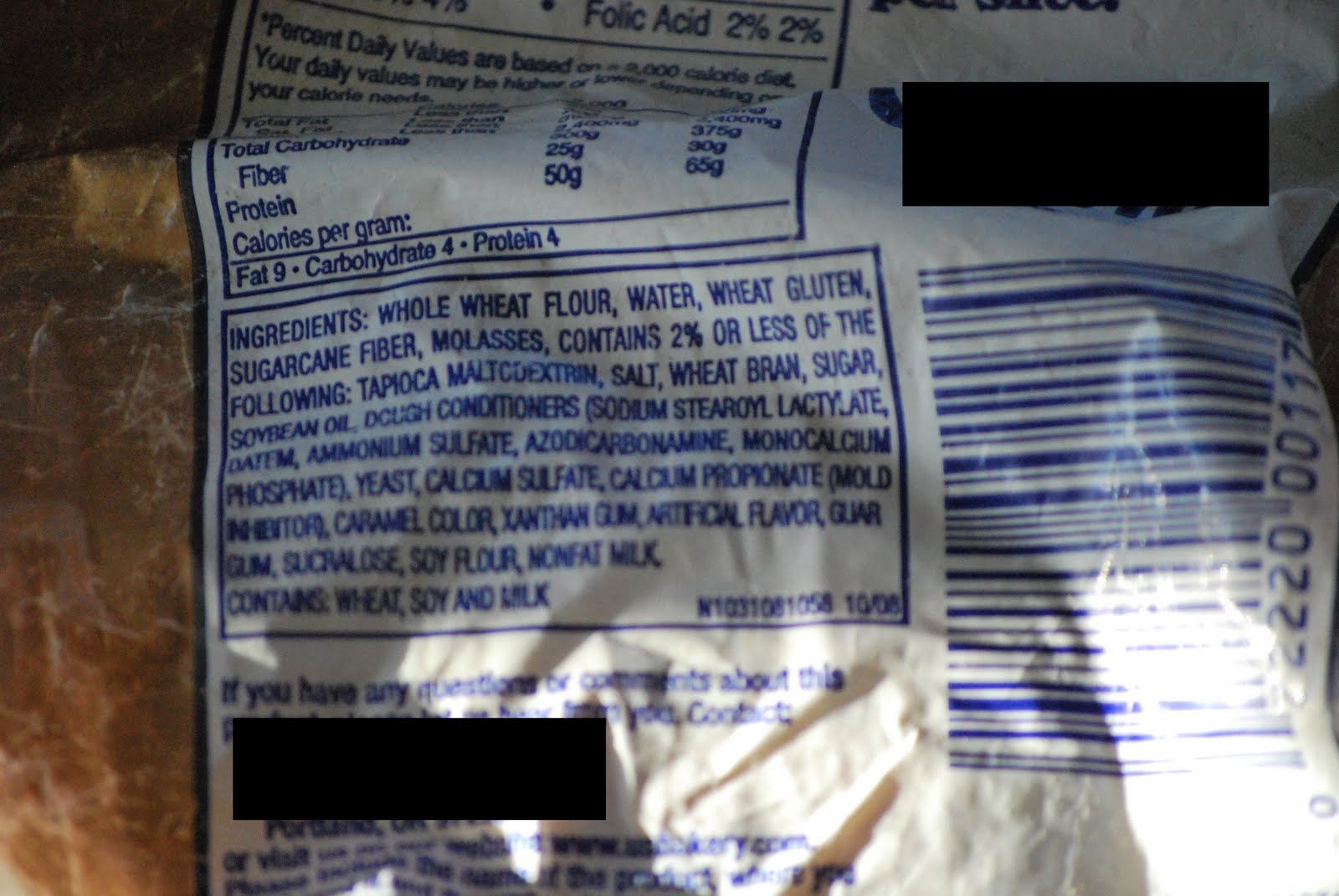 Joseph's Grainery: What's In Your Whole Wheat Bread?