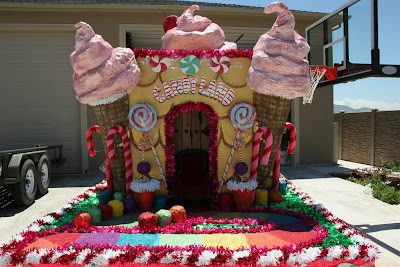 Angela's Two angels: Candy Land Parade Float
