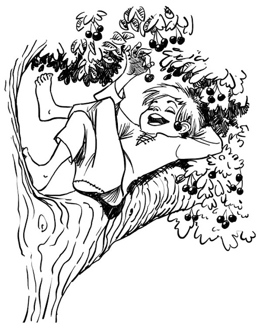 Ioana- Un blog educativ: De colorat- La cireşe