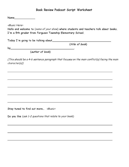 Student Book Reviews: Podcast Book Review Assignment