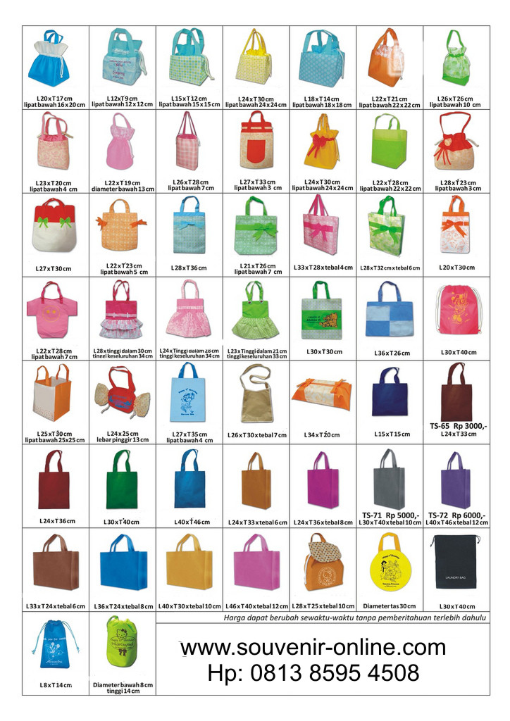 SHAFWAN STORE : PRODUSEN TAS SPUNBOND JAKARTA