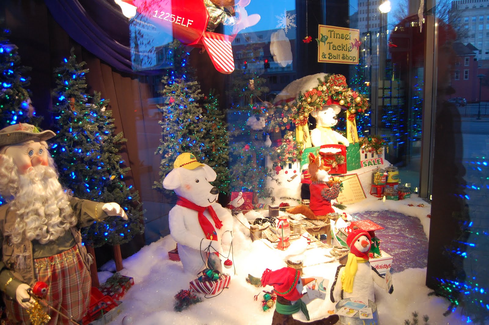 Paper Wings: Winter Window Displays