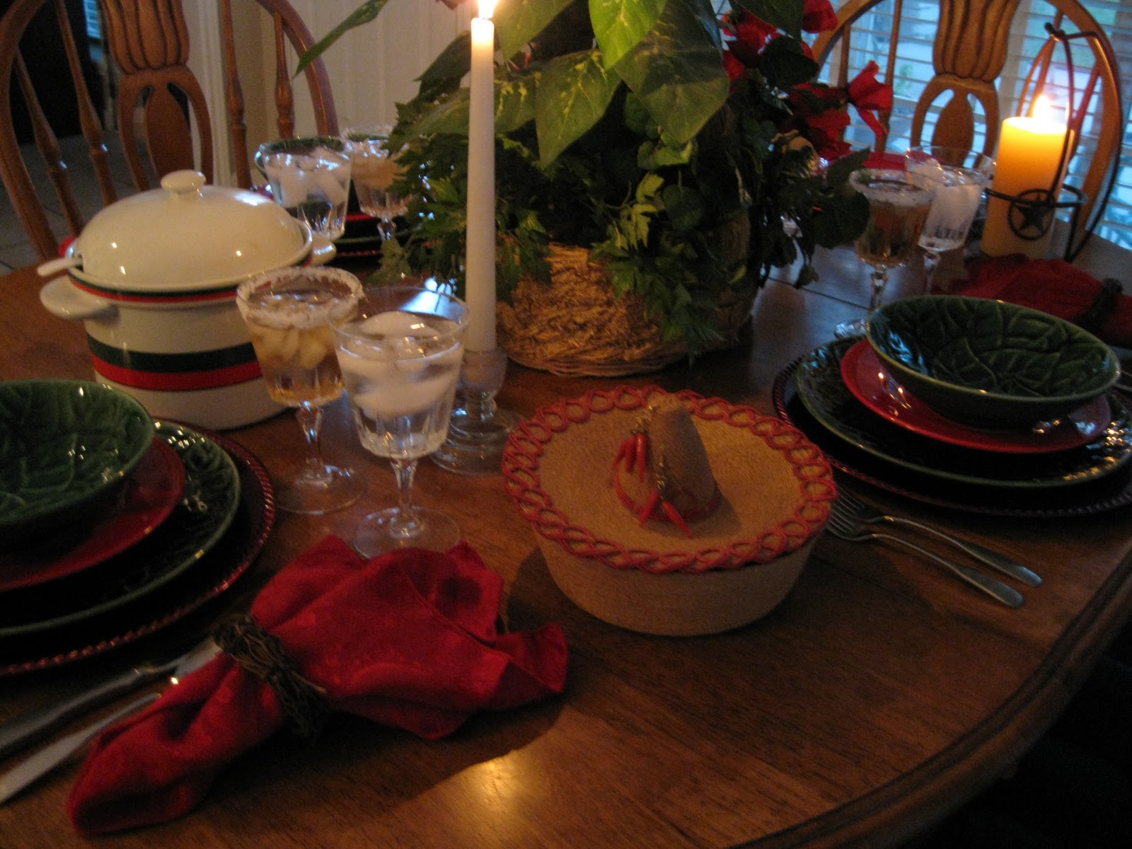 ~Tablescapes By Diane~: Texas Chili Dinner Tablescape