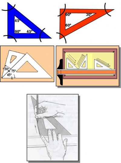 Dibujo Tecnico Grupo 2: MANEJO DE ESCUADRAS