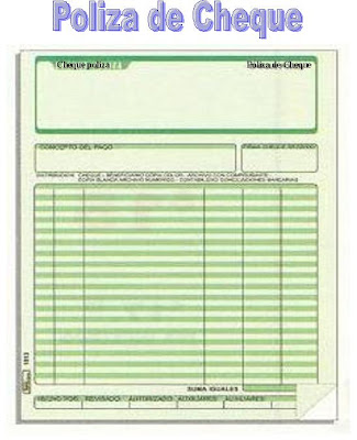 PERFORMANZ: FORMATO DE POLIZA DE CHEQUE