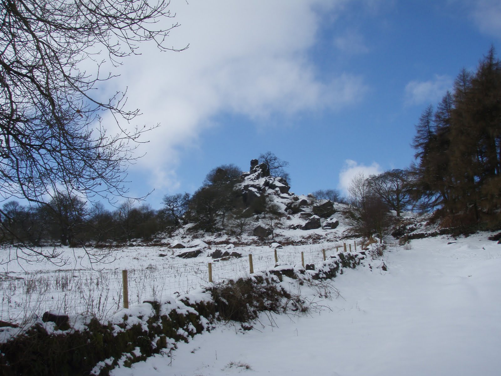 Karen Slatcher: Robin Hood's Stride in the snow