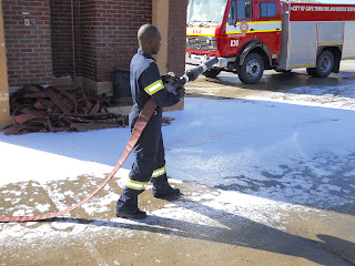 DoseTech Special Risk Fire Protection: Akron & Scotty Fire foam demo