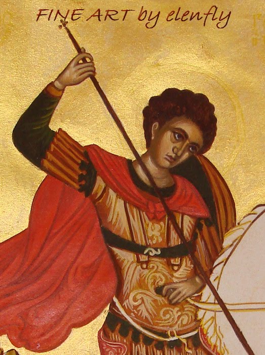 Fine Art Elenfly: ΑΓΙΟΣ ΓΕΩΡΓΙΟΣ Ο ΤΡΟΠΑΙΟΦΟΡΟΣ (ΣΠΟΥΔΗ 3) - SAINT ...