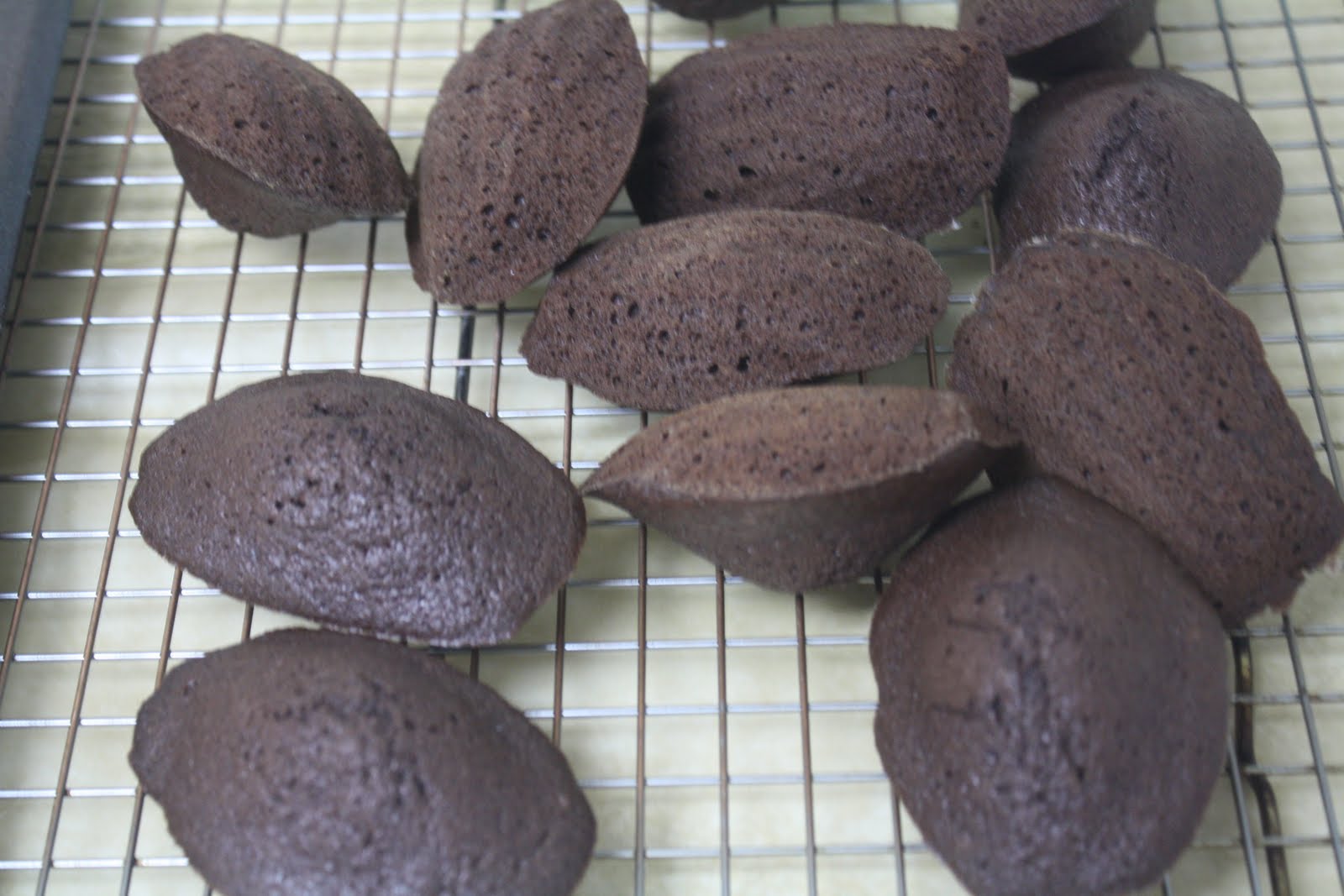 Effort to Deliciousness: TWD: Fluff-Filled Chocolate Madeleines