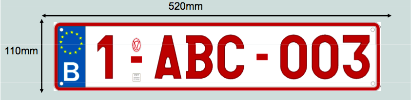 Belgian Licence Plates: News: DIV presentations about the new European ...