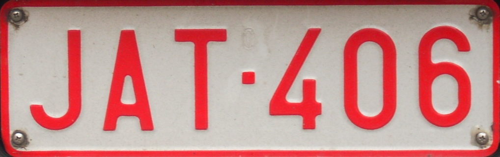 Belgian Licence Plates: Types of Belgian Licence plates