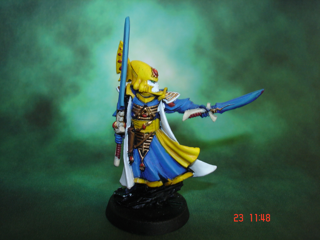 Vamos Ver no Pano Verde: Eldar Alaitoc Farseer VIII WIP