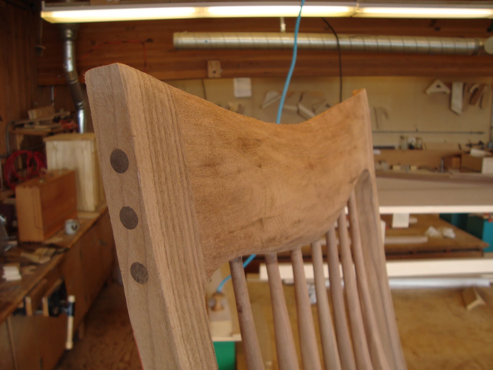 Pat Beurskens Woodworking Portfolio: Sam Maloof Style Rocking Chair